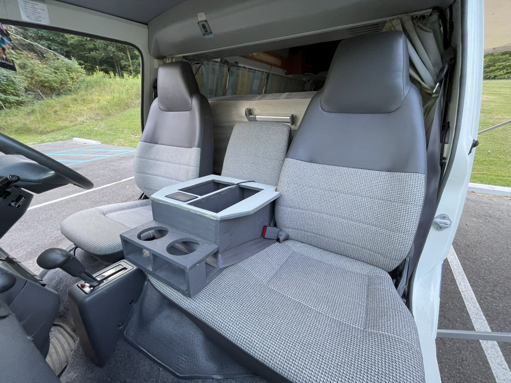 DIY Toyota HiAce Center Console - Skighlife